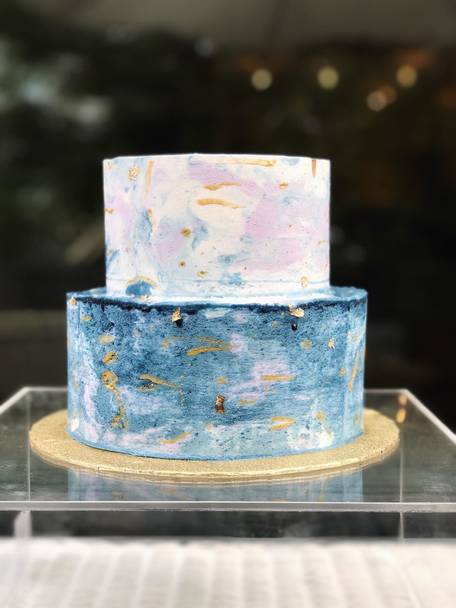 Cakes with Marbled/Coloured Buttercream - Mooch Custom Confections