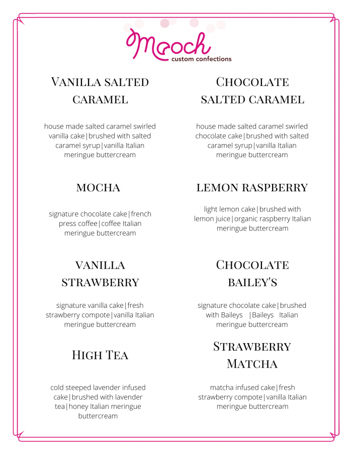 Mooch Custom Confections – Creating edible works of art, made with love